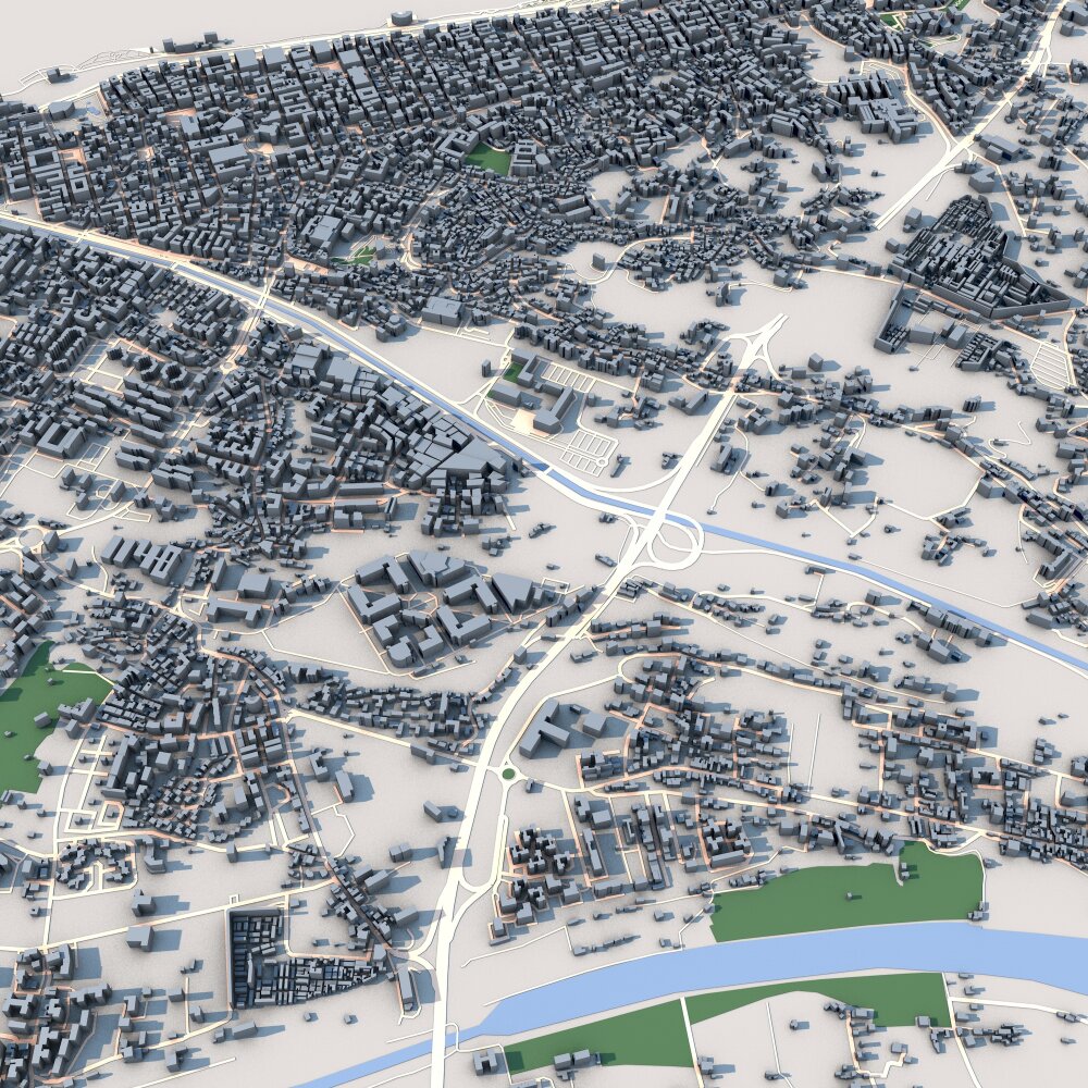 Reggio Calabria City Italy 3D model - Download City on 3DModels.org