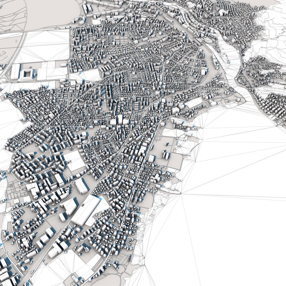 Thun Town Switzerland 3D model - Download City on 3DModels.org