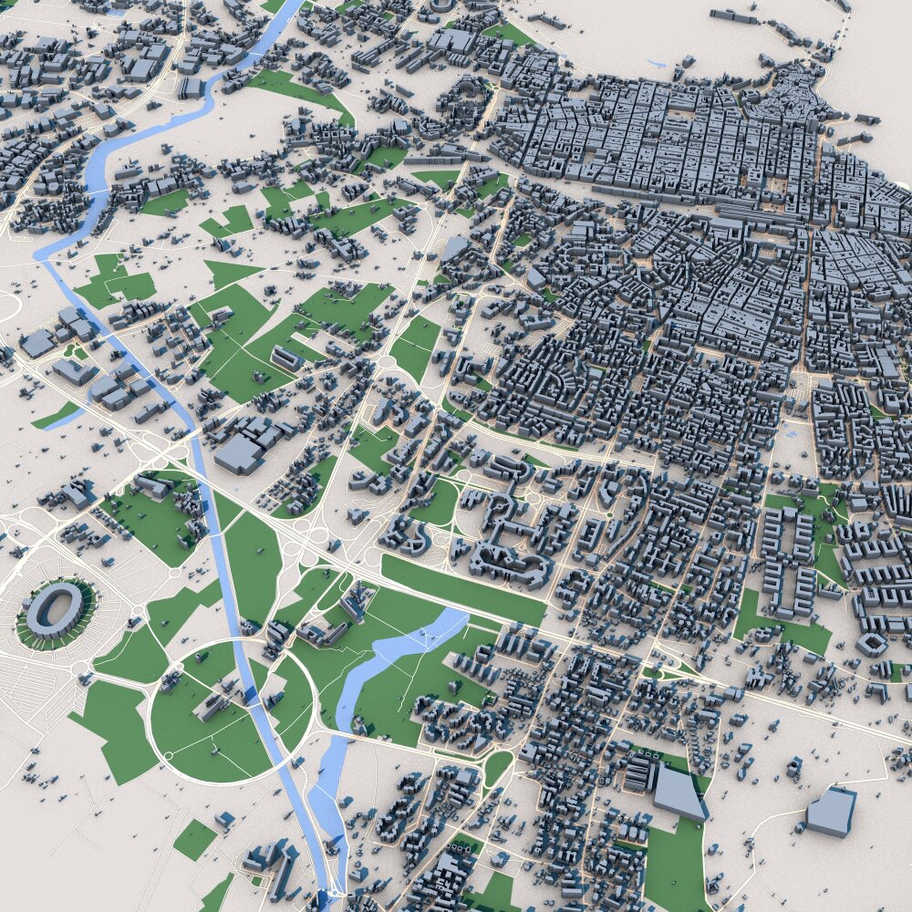 Bari City Italy 3D model - Download City on 3DModels.org