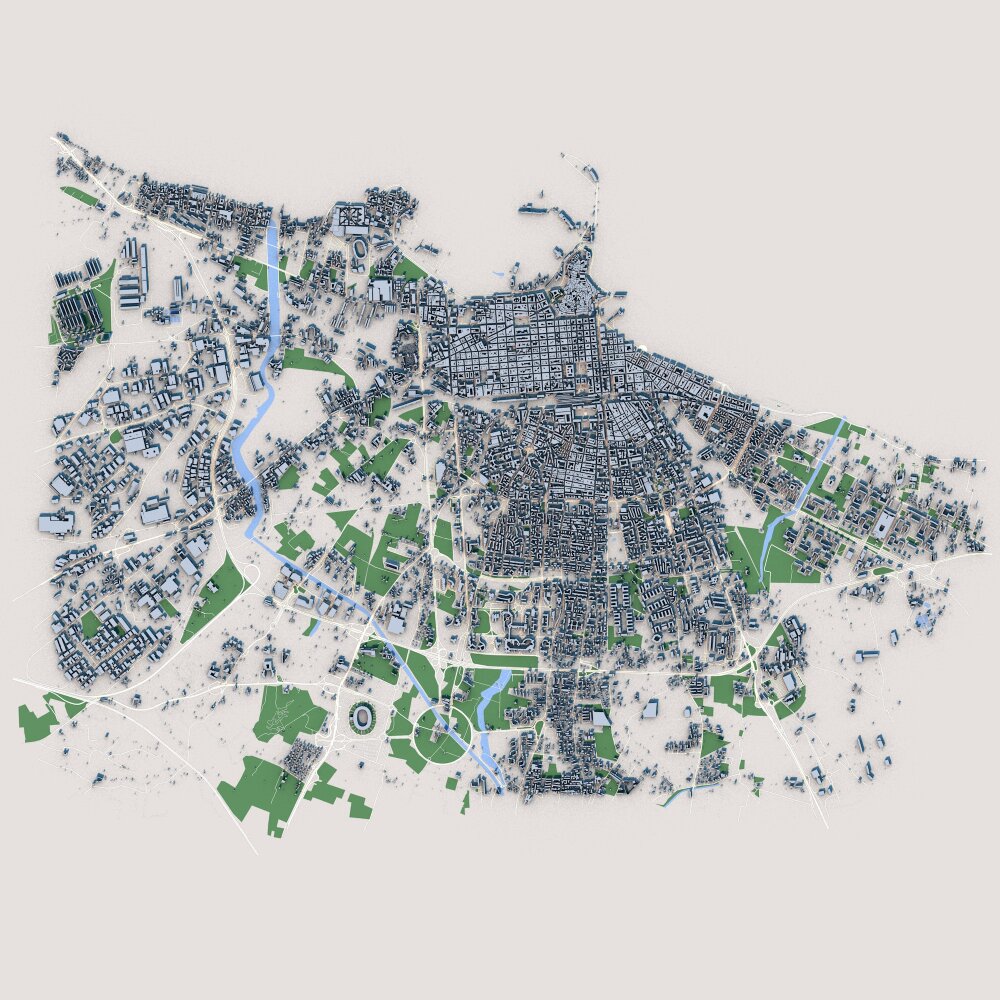 Bari City Italy 3D model - Download City on 3DModels.org