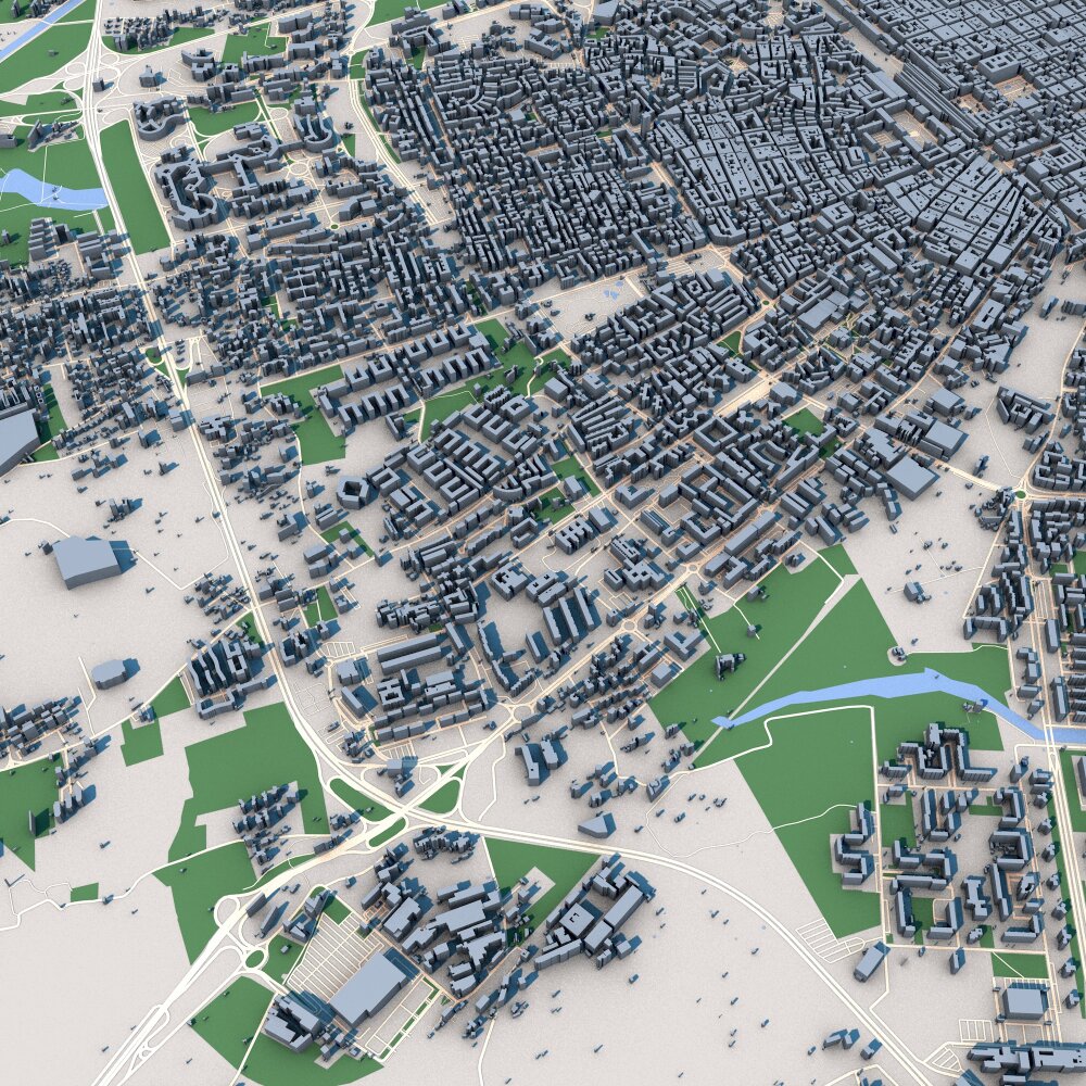 Bari City Italy 3D model - Download City on 3DModels.org