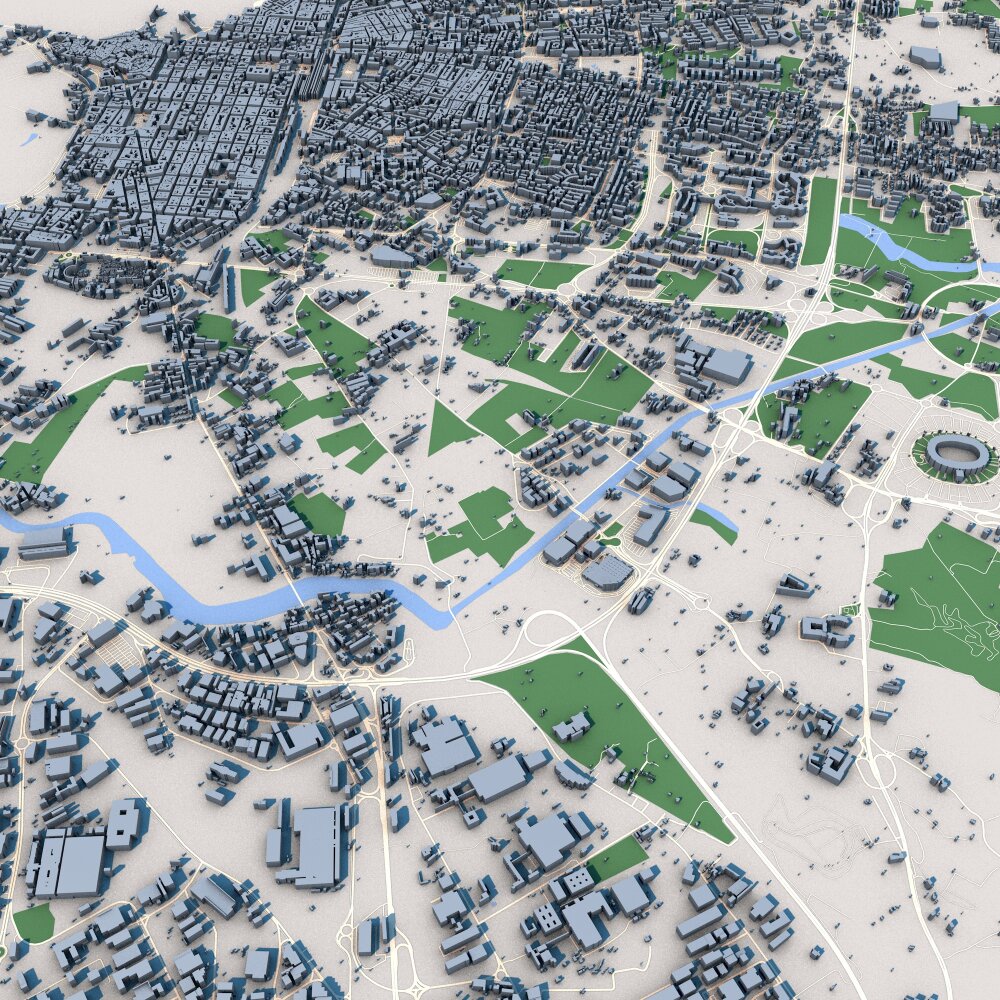 Bari City Italy 3D model - Download City on 3DModels.org
