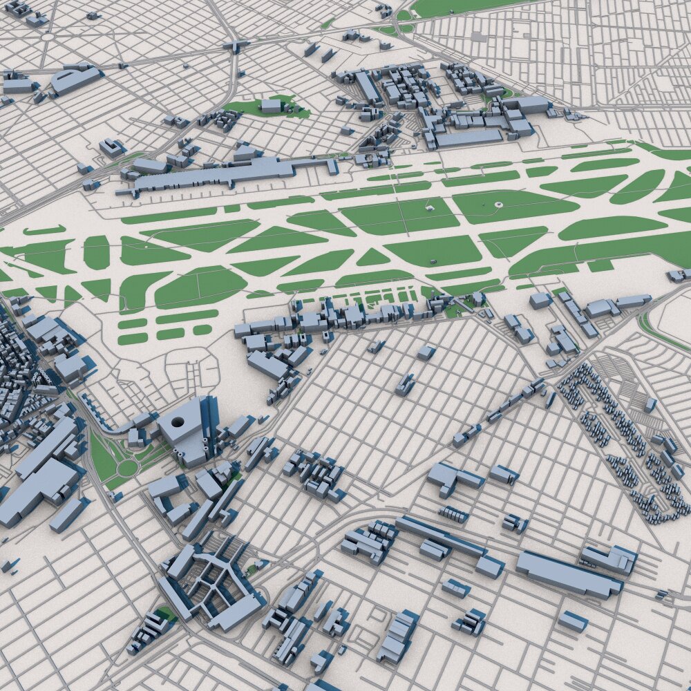 Mexico City Mexico 3D model - Download City on 3DModels.org