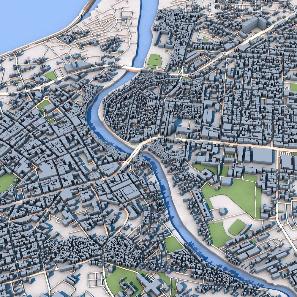 Davao City Philippines 3D model - Download City on 3DModels.org