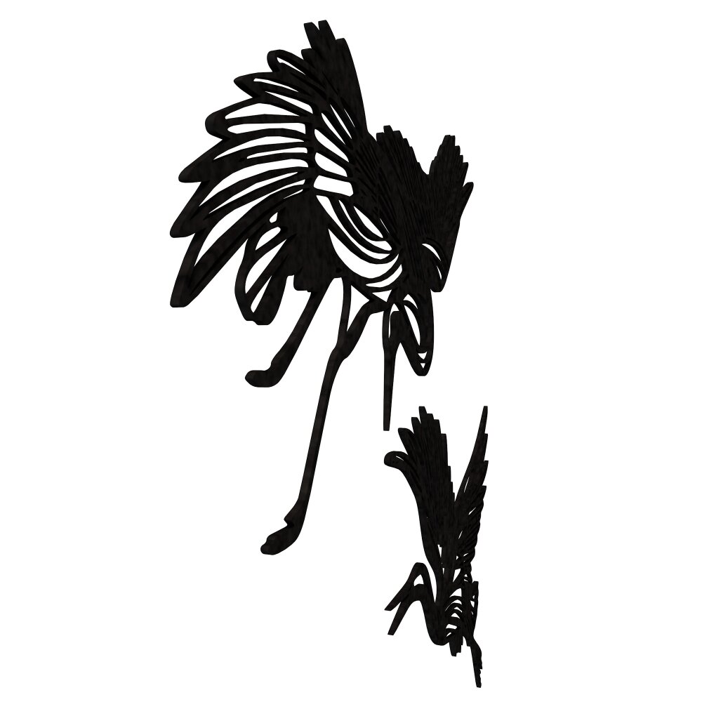 Crane Home Decor 3D Printing Model - Download STL file for Printing ...