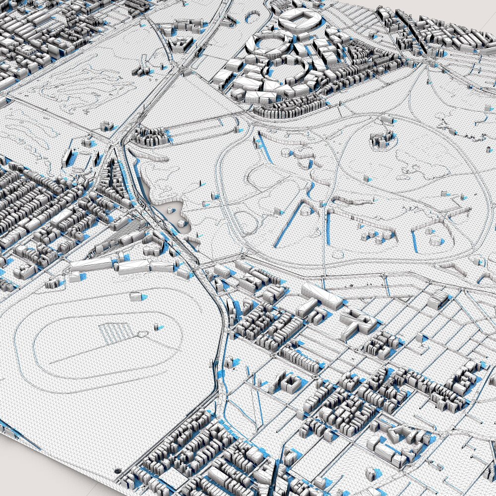Centennial Park Suburb in Australia 3D model - Download City on ...