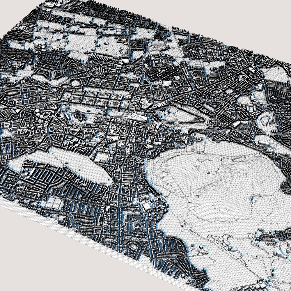 Edinburgh City Scotland 3D model - Download City on 3DModels.org
