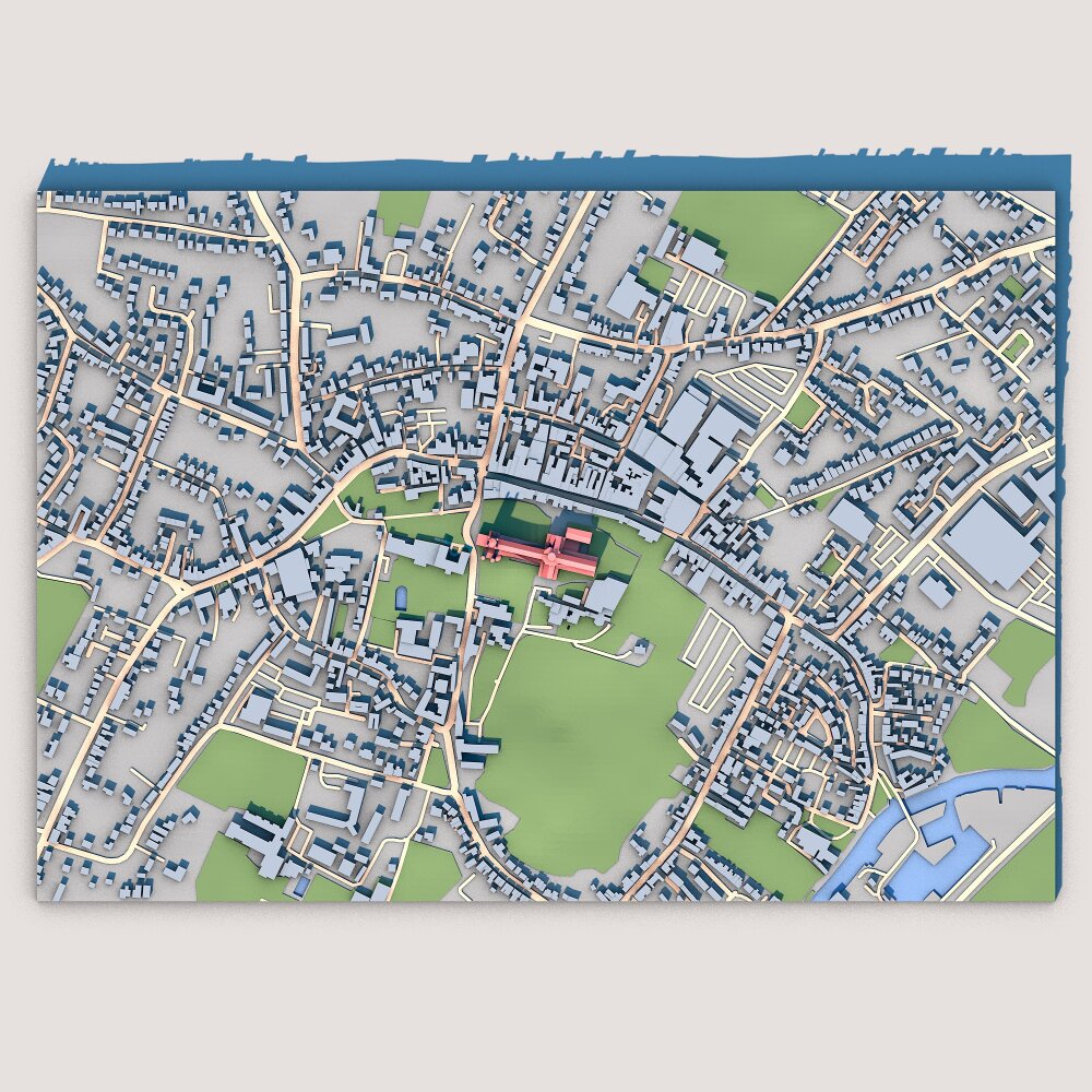 Ely Cathedral Cambridgeshire United Kingdom 3D model - Download City on ...