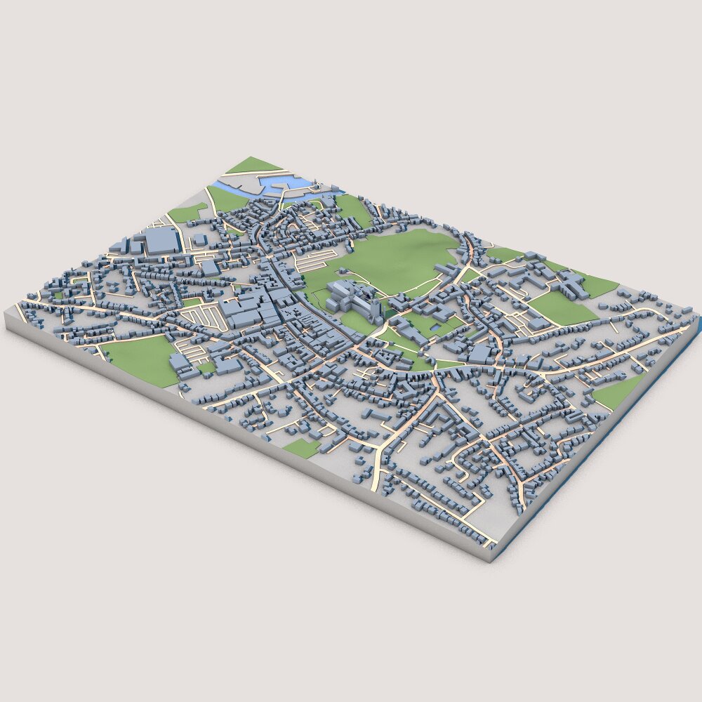 Ely Cathedral Cambridgeshire United Kingdom 3D model - Download City on ...