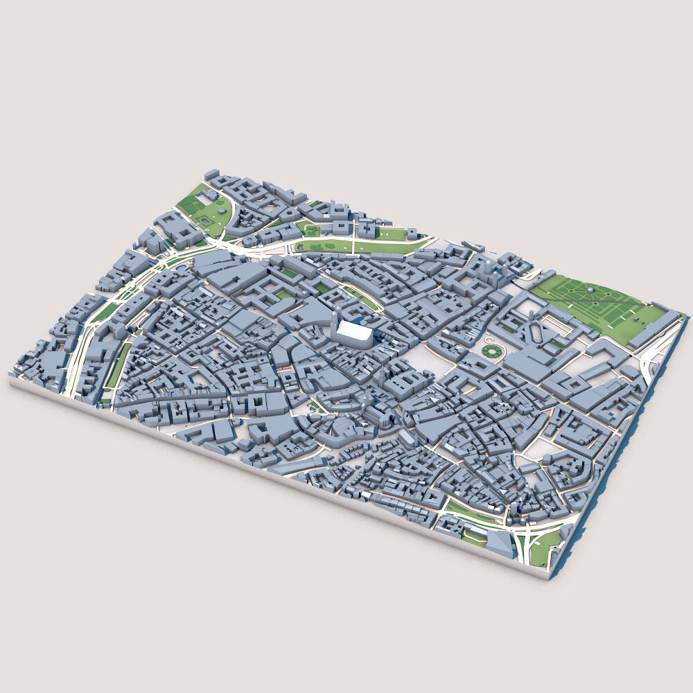 Frauenkirche Church in Munich Germany 3D model - Download City on ...