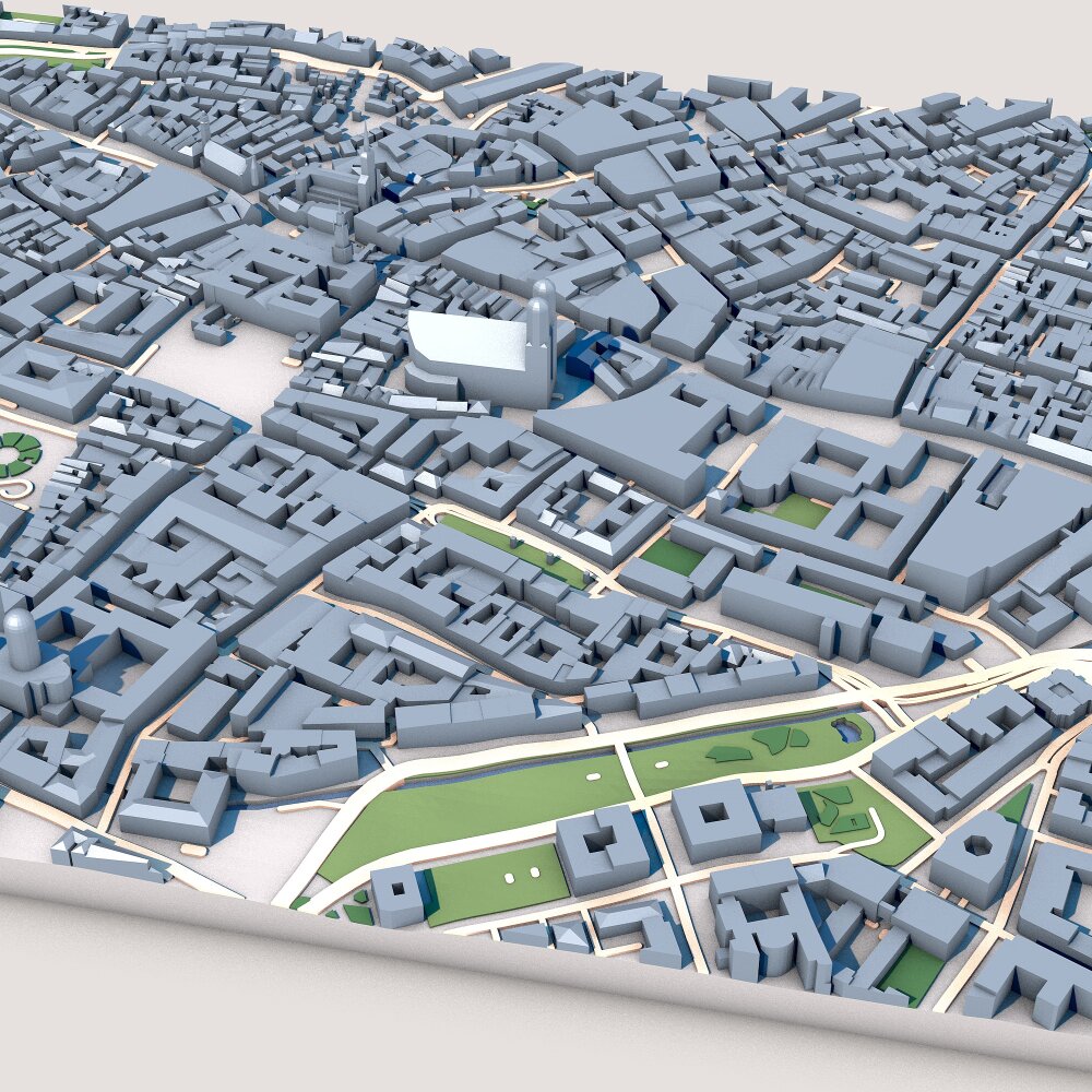 Catedral Frauenkirche de Múnich Modelo 3D - Descargar Ciudad on ...