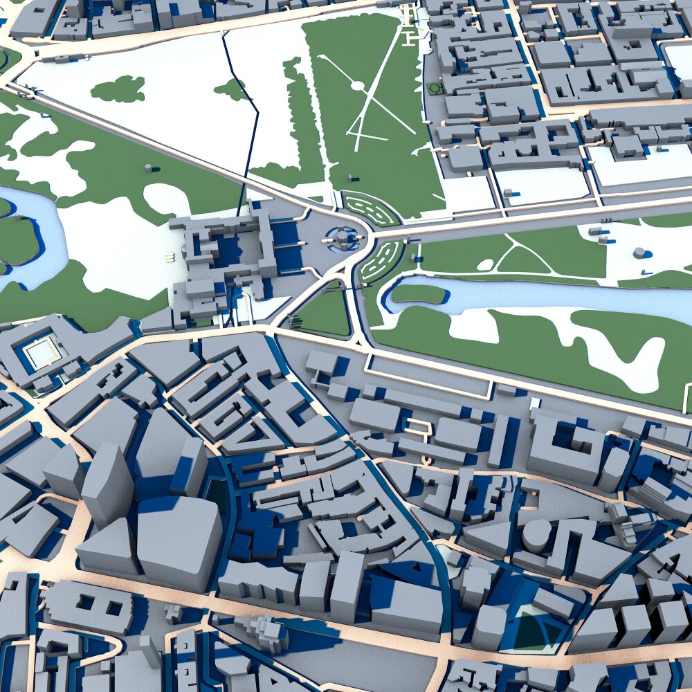Queen Victoria Memorial Buckingham Palace Monument 3D model - Download ...