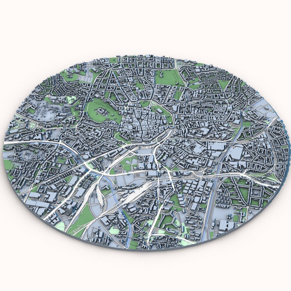 Brno City Czech Republic 3D model - Download City on 3DModels.org