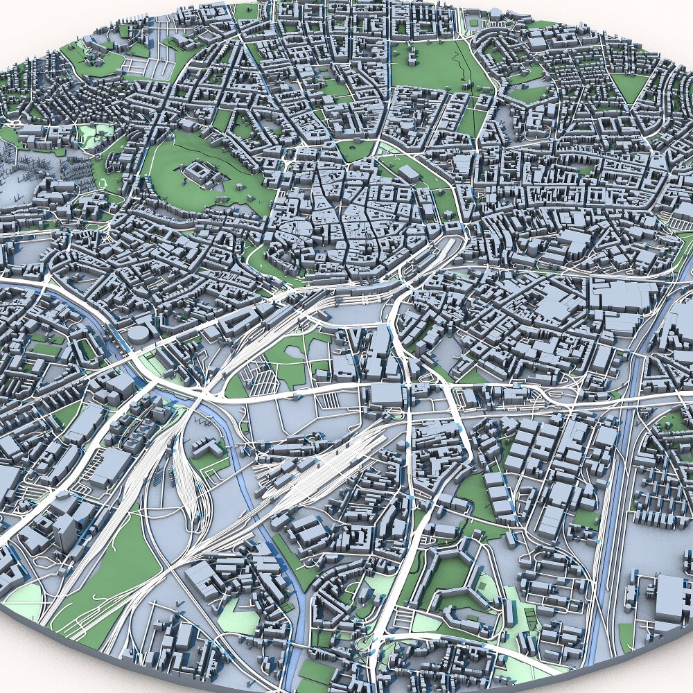 Brno City Czech Republic 3D model - Download City on 3DModels.org