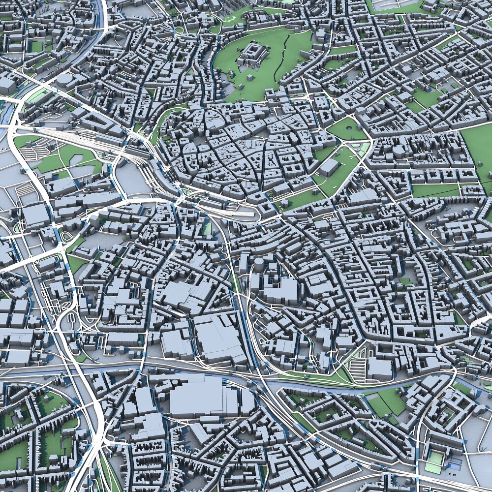 Brno City Czech Republic 3D model - Download City on 3DModels.org