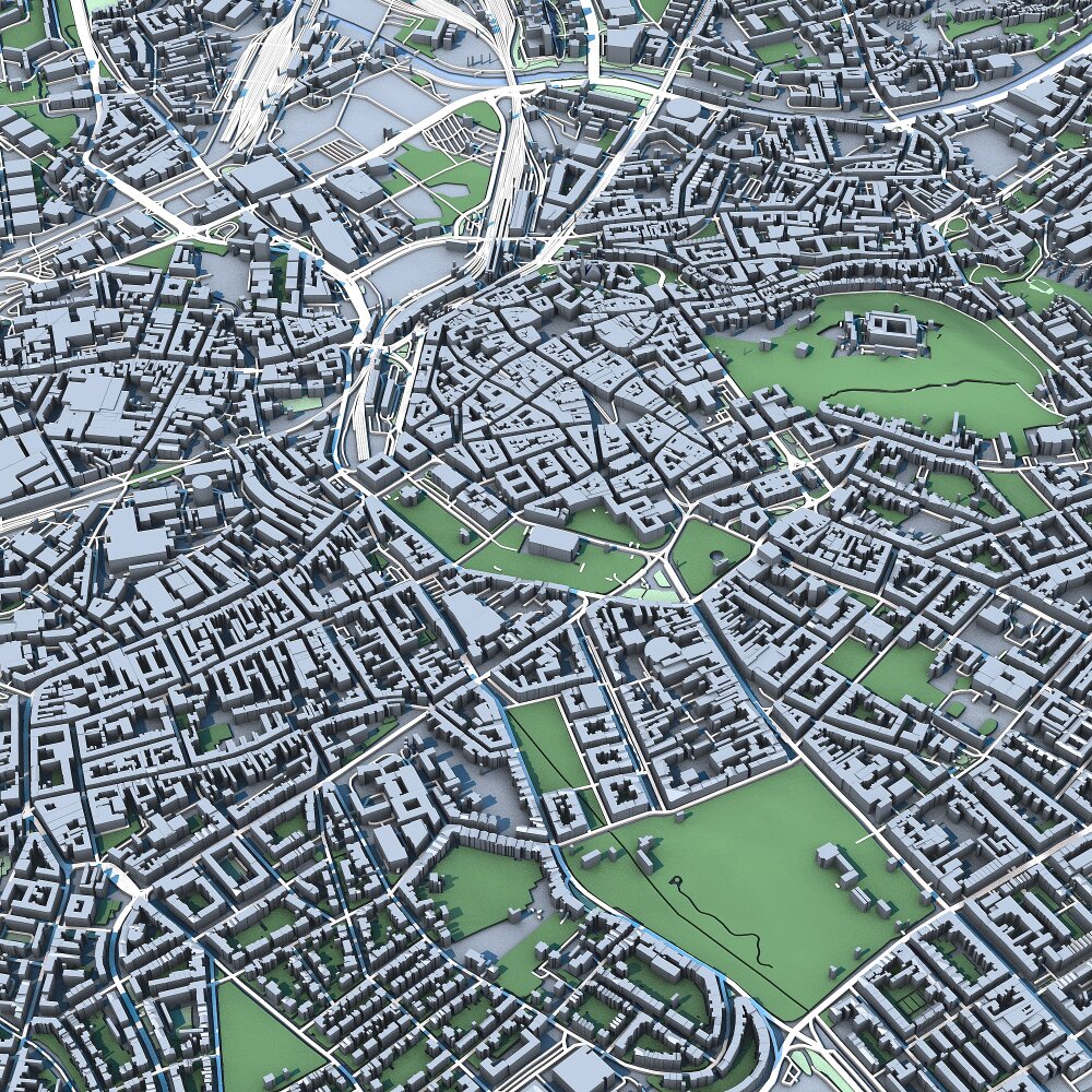 Brno City Czech Republic 3D model - Download City on 3DModels.org