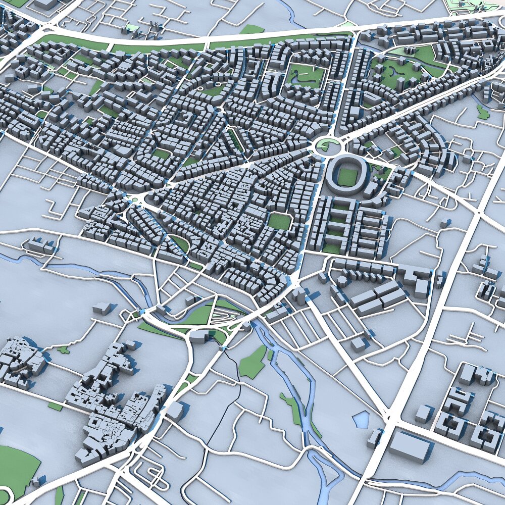 Damascus Capital of Syria 3D model - Download City on 3DModels.org
