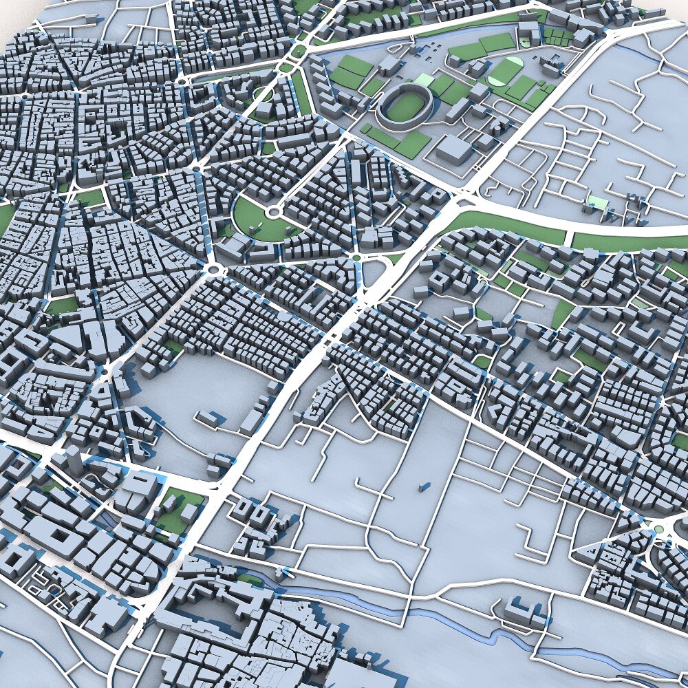 Damascus Capital of Syria 3D model - Download City on 3DModels.org