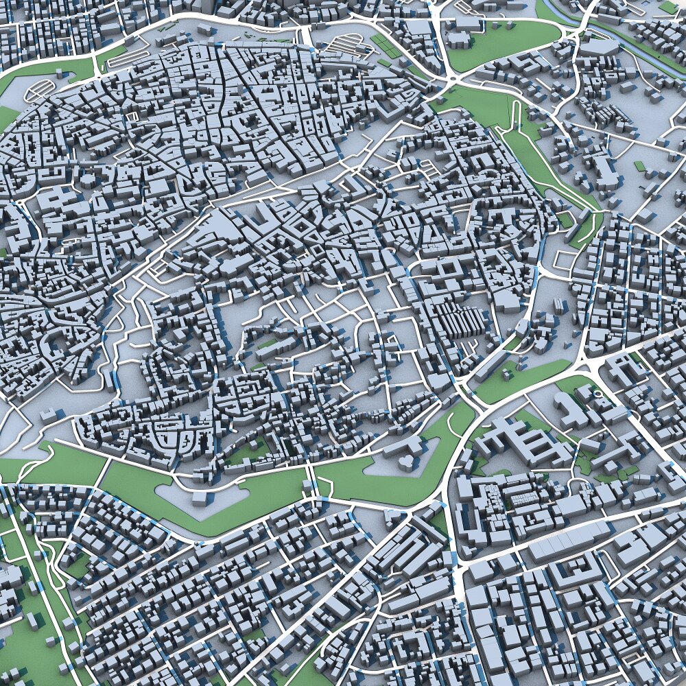 Nicosia City Cyprus 3D model - Download City on 3DModels.org