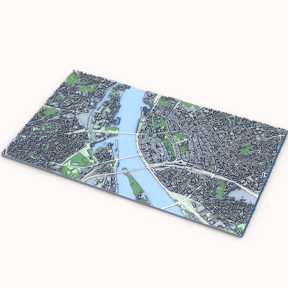 Riga City Latvia 3D model - Download City on 3DModels.org