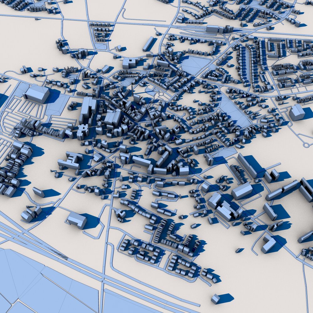Kildare City Ireland 3D model - Download City on 3DModels.org