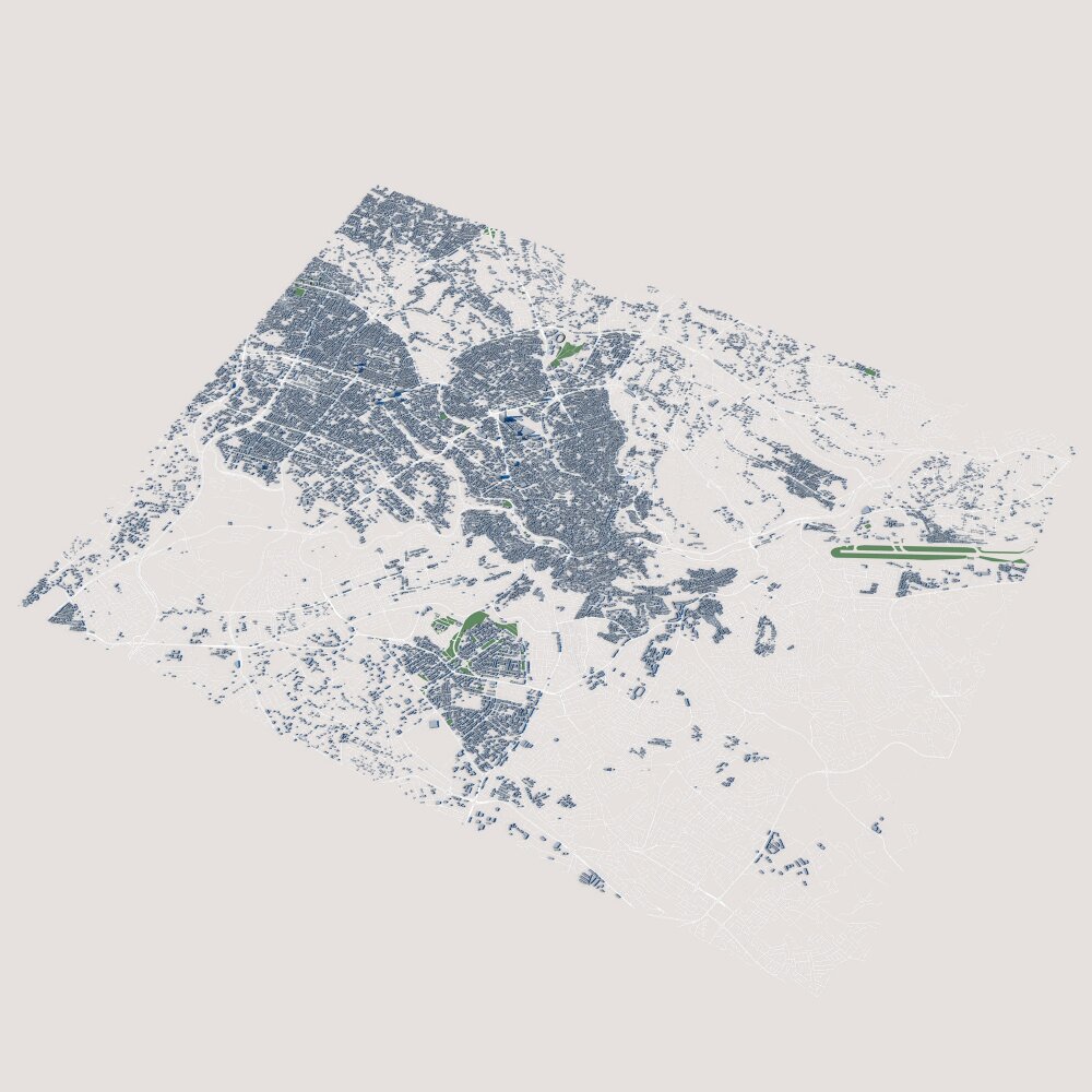 Amman City Jordan 3D model - Download City on 3DModels.org