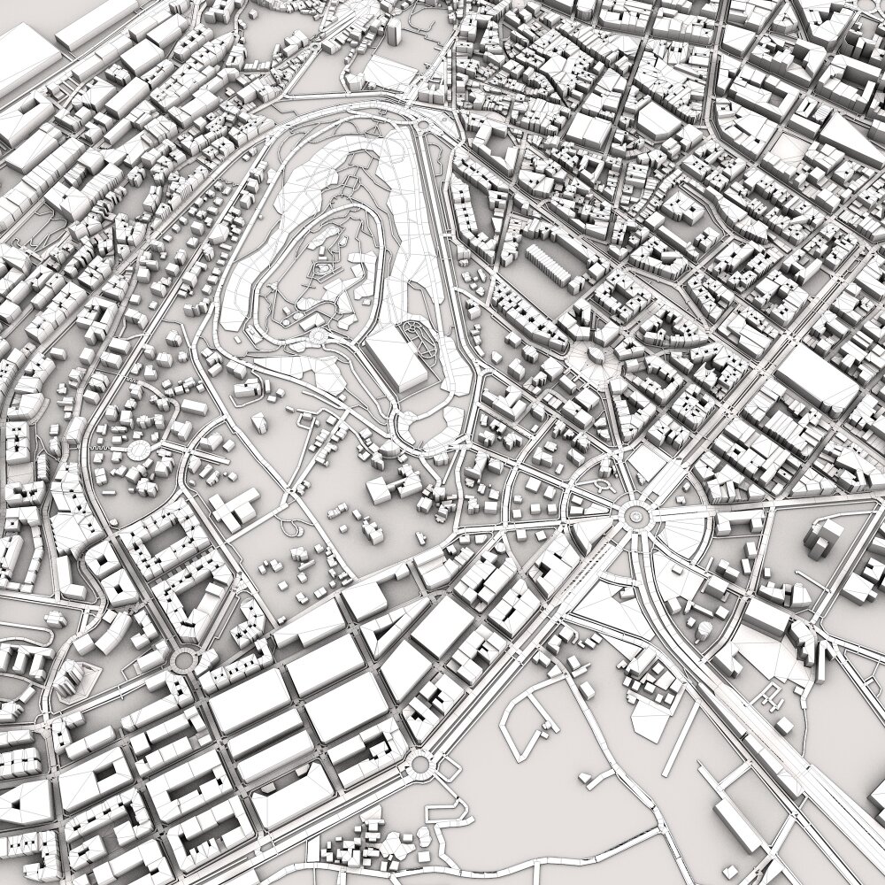 Vigo City Spain 3D model - Download City on 3DModels.org