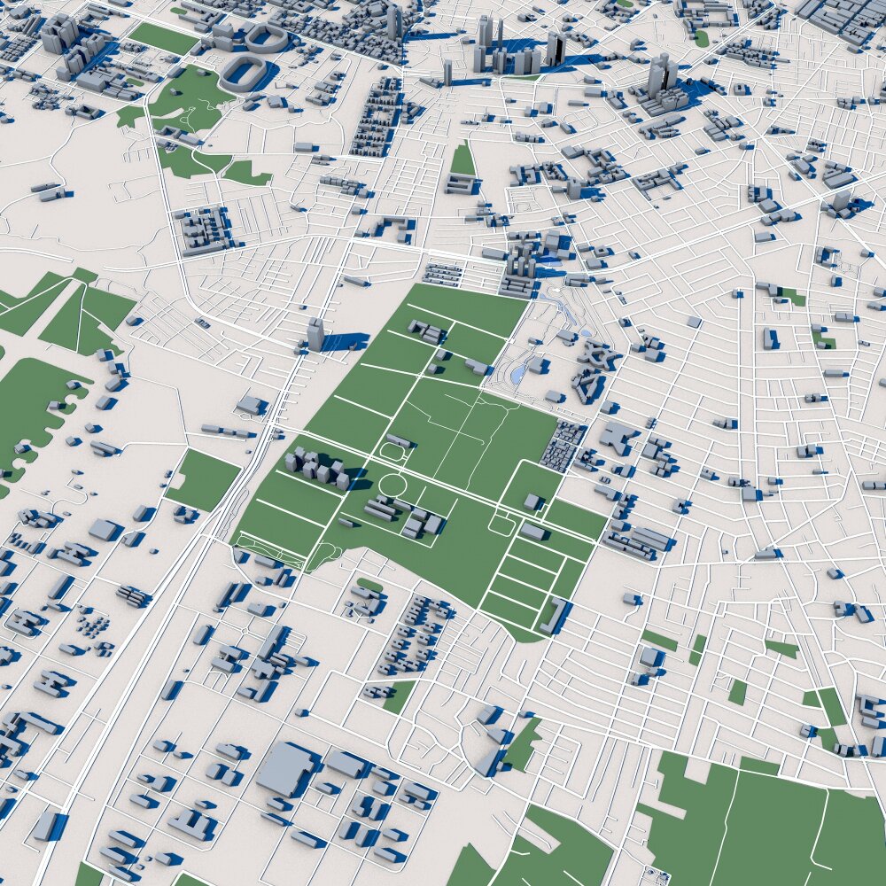 Tainan City Taiwan 3D model - Download City on 3DModels.org