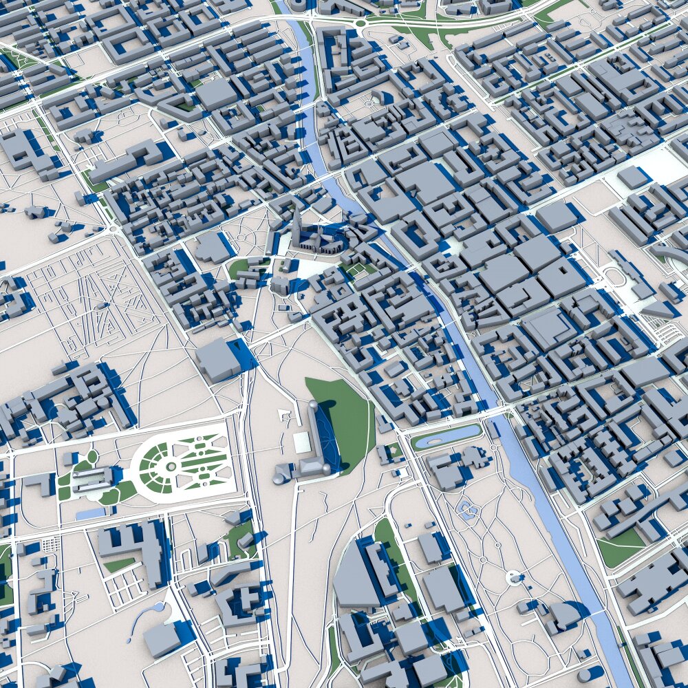 Uppsala City Sweden 3D model - Download City on 3DModels.org