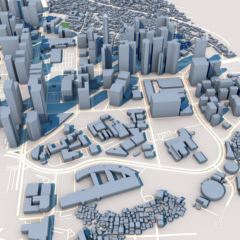 Grand Hyatt Manila Pbcom Tower Philippines 3D model - Download City on ...