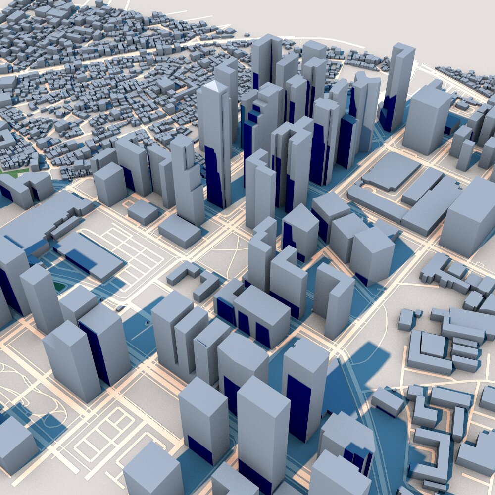 Grand Hyatt Manila Pbcom Tower Philippines 3D model - Download City on ...