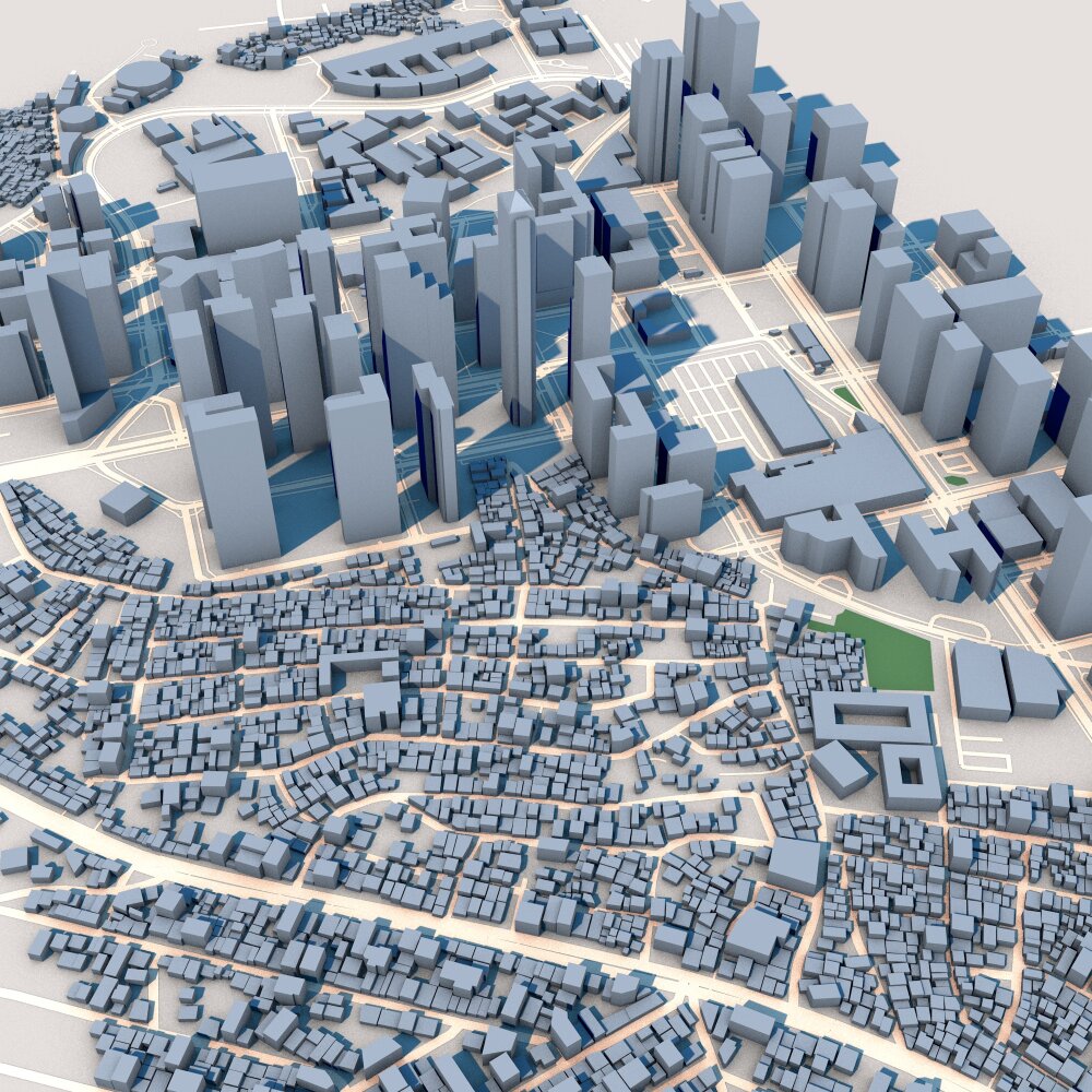 Grand Hyatt Manila Pbcom Tower Philippines 3D model - Download City on ...