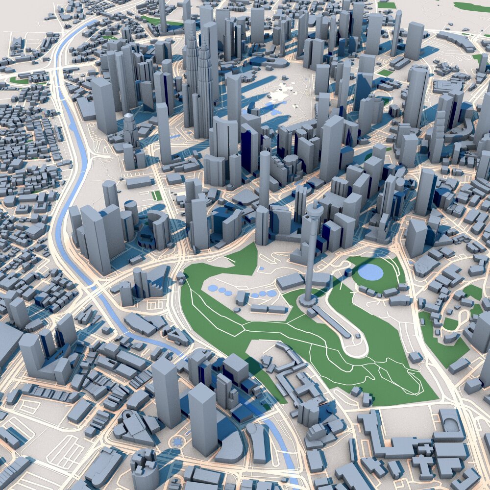 Merdeka 118 Petronas Towers Kuala Lumpur Malaysia 3D model - Download ...