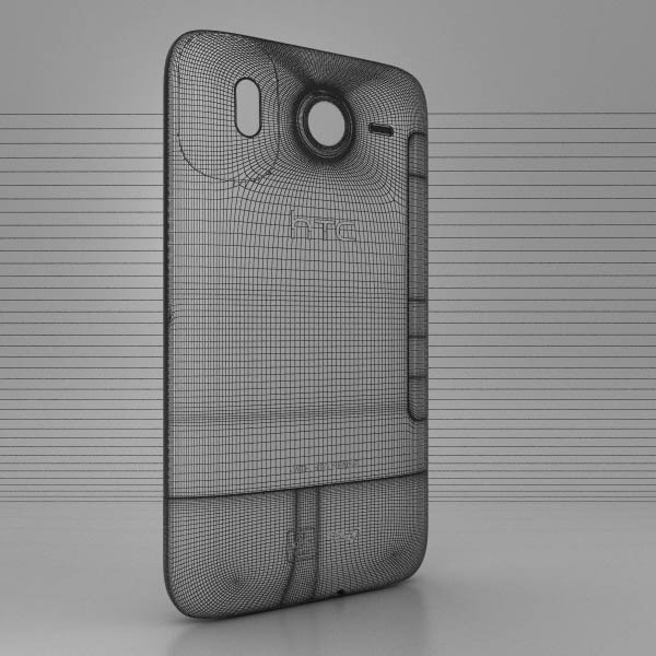 HTC Desire 3D model - Download Phones on 3DModels.org