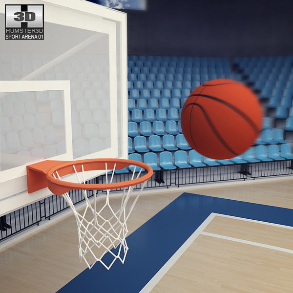 Basketball Arena 3D model - Download Stadium on 3DModels.org