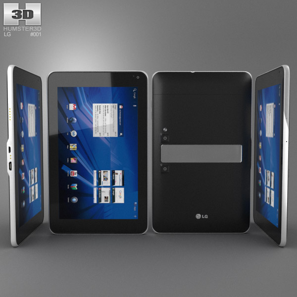 LG Optimus Pad Modelo 3D - Descargar Tableta on 3DModels.org