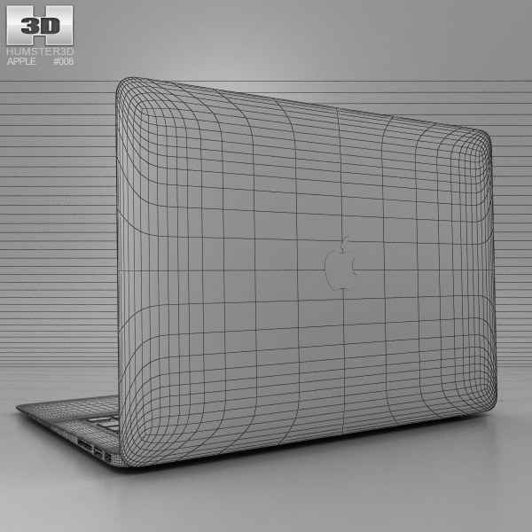 Apple MacBook Air 13 inch 3D model - Download Laptop on 3DModels.org