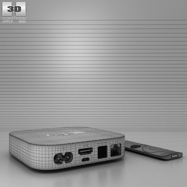 Apple TV 3D model - Download Television on 3DModels.org
