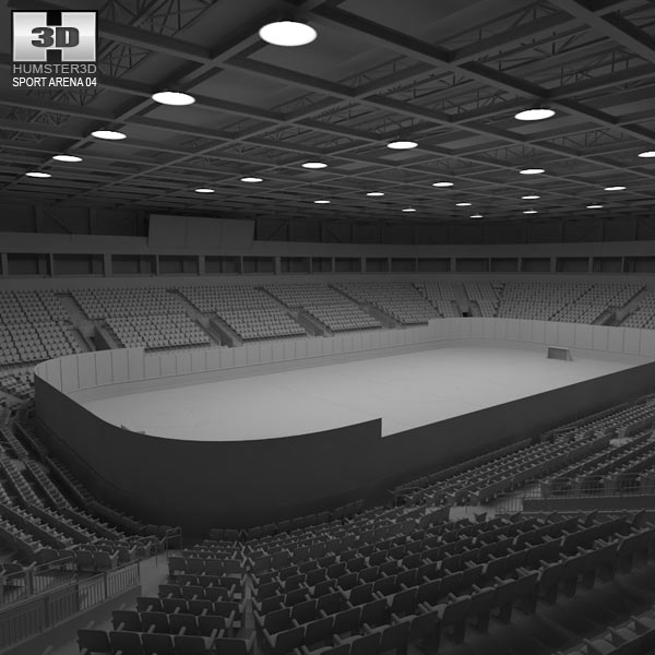 Hockey Arena 3D model - Download Stadium on 3DModels.org