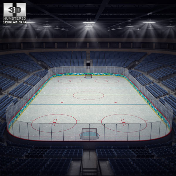 Hockey Arena 3D model - Download Stadium on 3DModels.org
