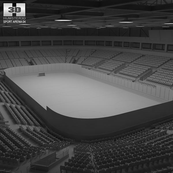 Hockey Arena 3D model - Download Stadium on 3DModels.org