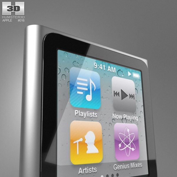 Apple iPod nano 3D model - Download Audio Devices on 3DModels.org