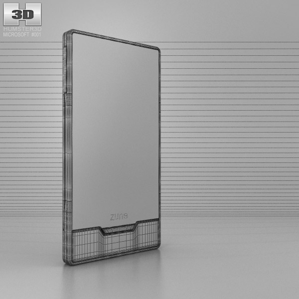 Microsoft Zune HD 16 Gb 3D model - Download Electronic Accessories on ...