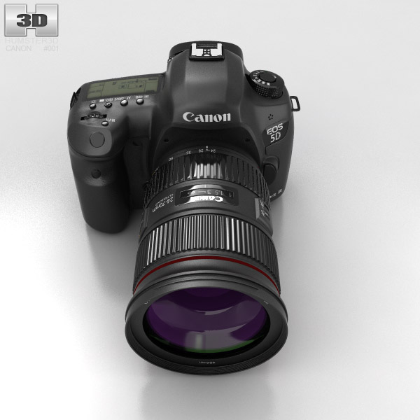 Canon EOS 5D Mark III 3D model - Download Photo camera on 3DModels.org