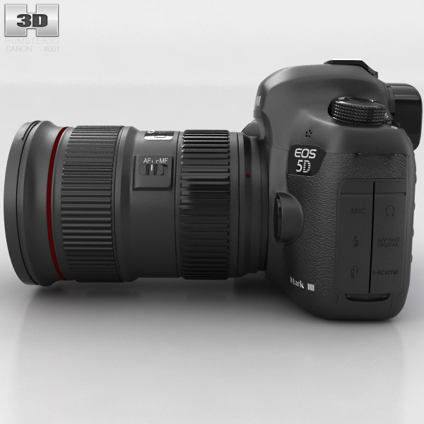 Canon EOS 5D Mark III 3D model - Download Photo camera on 3DModels.org