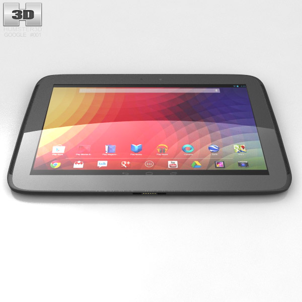 Google Nexus 10 3D model - Download Tablet on 3DModels.org