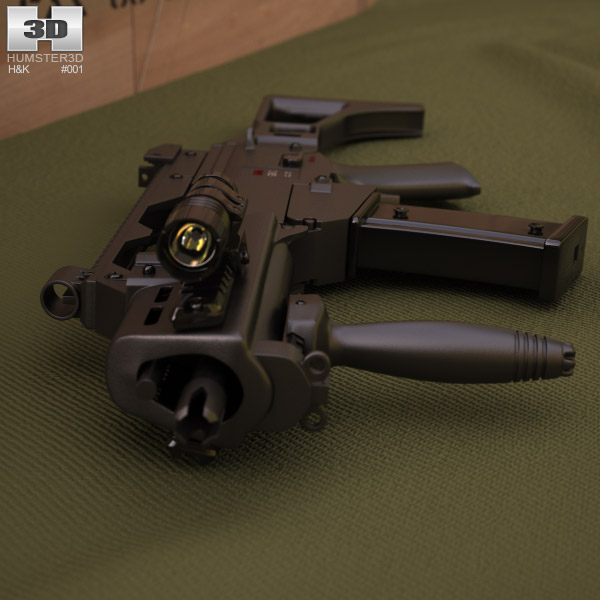 Heckler & Koch G36C 3D model - Download Assault rifle on 3DModels.org