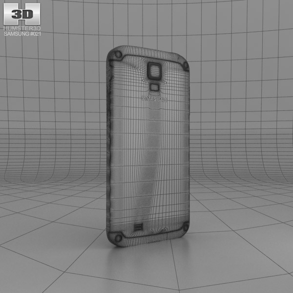 Samsung Galaxy S4 Active Dive Blue 3D model - Download Phones on ...