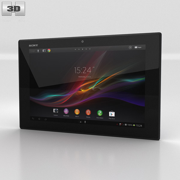 Sony Xperia Tablet Z 3D model - Download Tablet on 3DModels.org