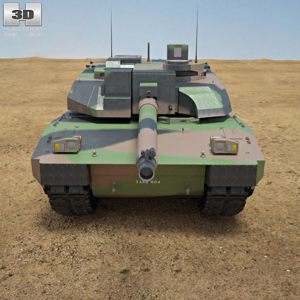 Leclerc tank 3D model - Download Tank on 3DModels.org